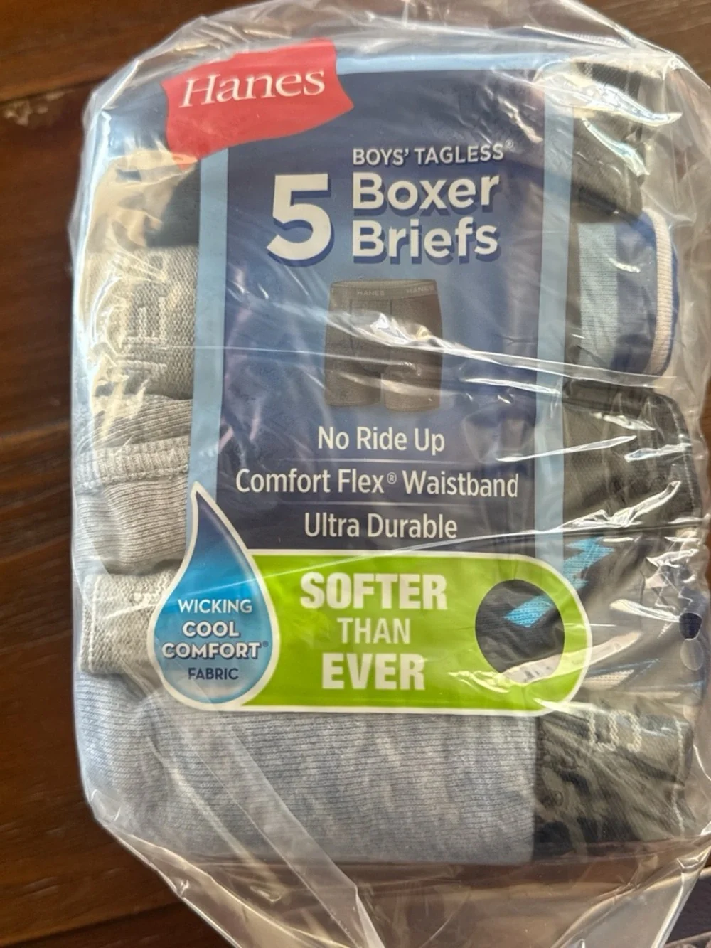 Hanes | Accessories | Pair New Hanes Boys Tagless 5pack Boxer Briefs ...